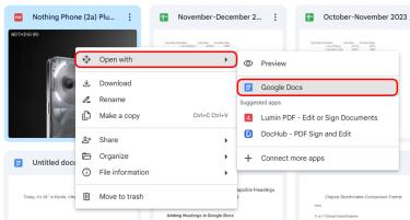 How to Convert PDF to Google Docs | Beebom