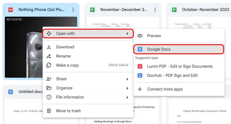 How to Convert PDF to Google Docs | Beebom