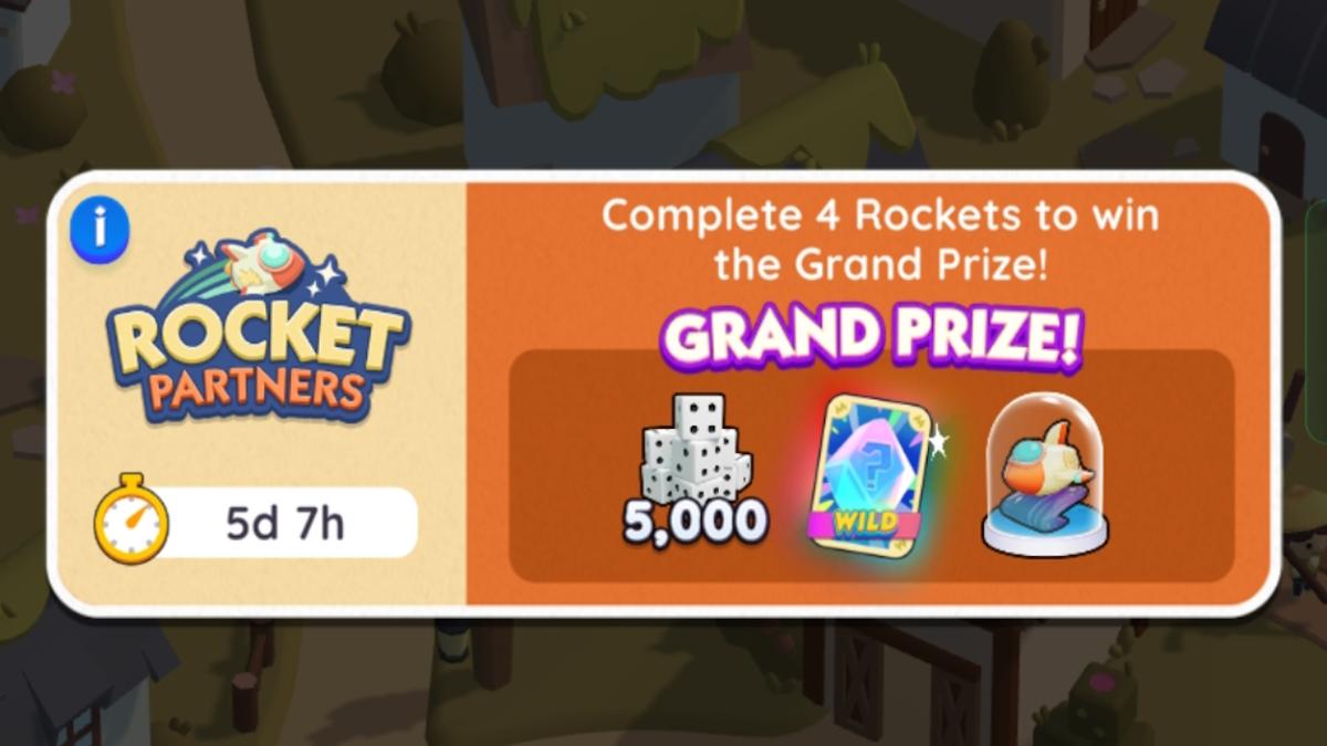 Monopoly Go Rocket Partners Event: All Rewards and Milestones | Beebom