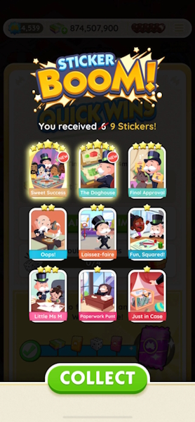 When is the Next Sticker Boom Event in Monopoly GO? | Beebom