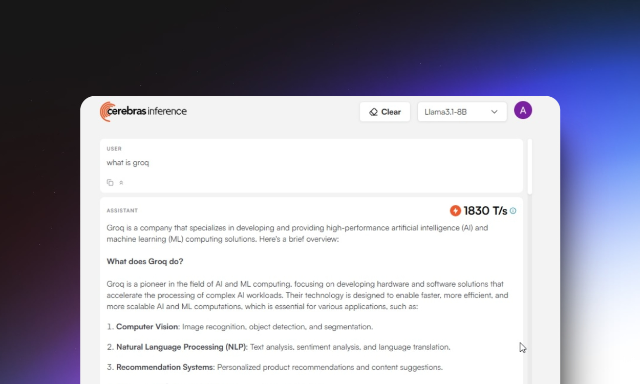Move Over Groq Cerebras Now Has The Worlds Fastest Ai Inference Beebom