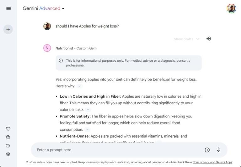 Gemini Gems: How to Make Your Own Custom Gemini AI Chatbot | Beebom