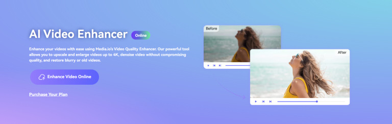 Boost Your Video Quality with Media.io Video Enhancer Online for Free ...