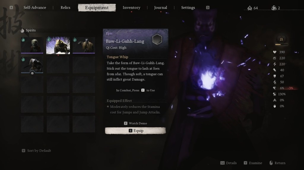 How to Get and Use Spirits in Black Myth Wukong | Beebom