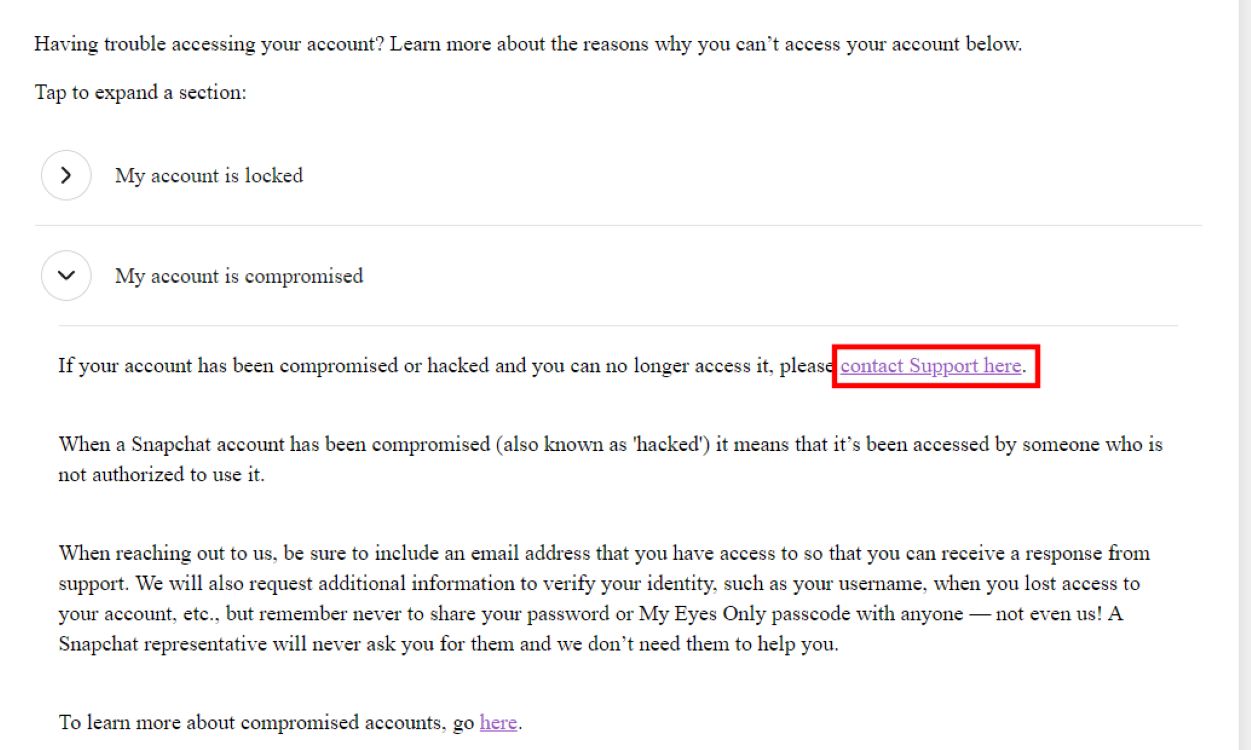 How to Unlock a Locked Snapchat Account | Beebom