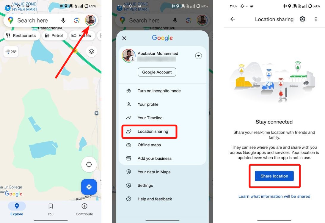 How to Share Location on Google Maps | Beebom