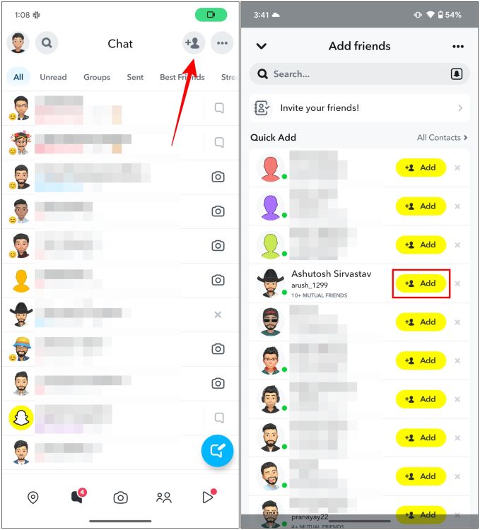 How to Find People on Snapchat | Beebom