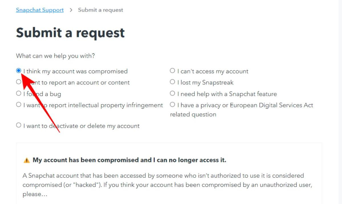 How to Unlock a Locked Snapchat Account | Beebom
