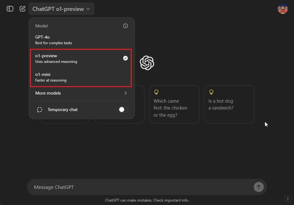 How to Use the New ChatGPT o1 Model Right Now | Beebom