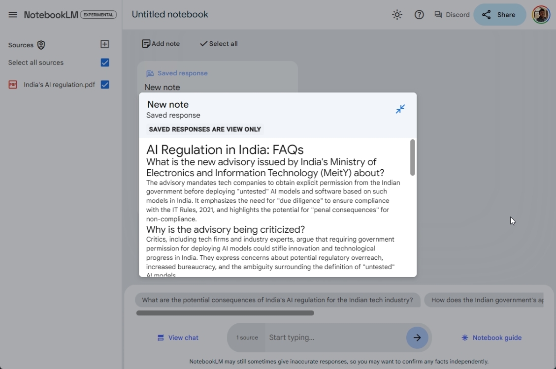 I Finally Gave Google's NotebookLM a Shot; Here's How to Use It | Beebom