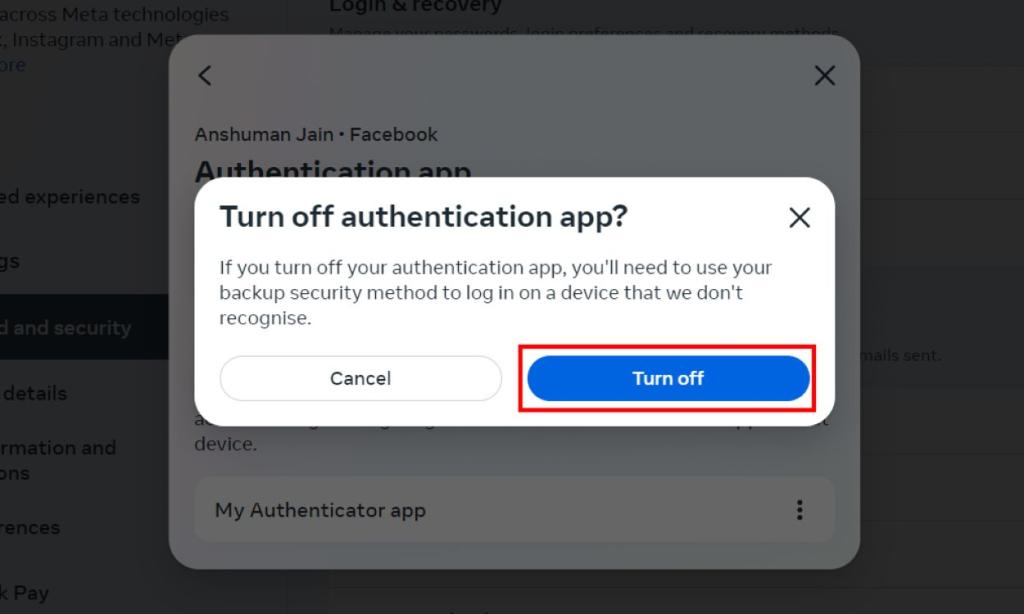 How to Turn Off Two-Factor Authentication on Facebook | Beebom
