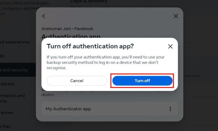How To Turn Off Two Factor Authentication On Facebook Beebom