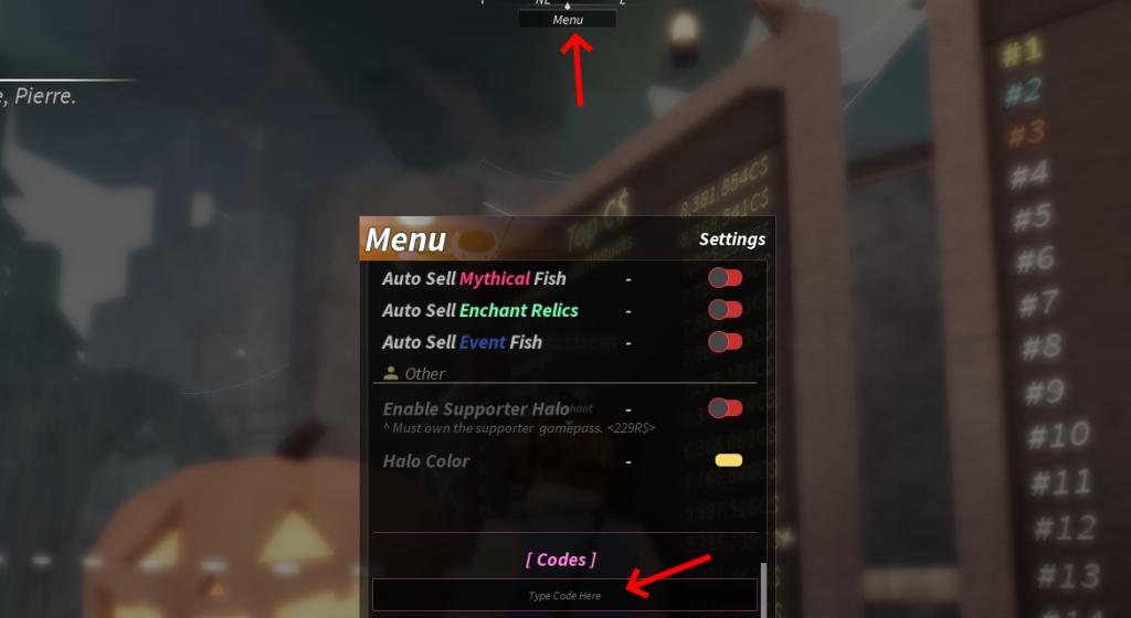 Roblox Fisch Codes (November 2025) | Beebom