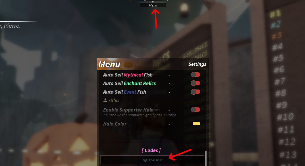 Roblox Fisch Codes (November 2025) | Beebom