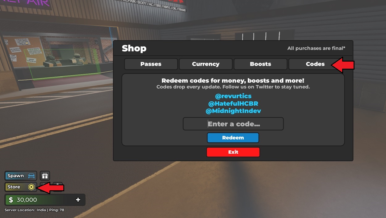 Midnight Chasers Highway Racing Codes (December 2025) | Beebom