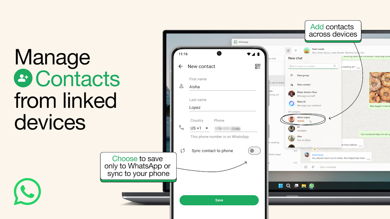 WhatsApp Will Finally Lets You Add Contacts from Any Device | Beebom