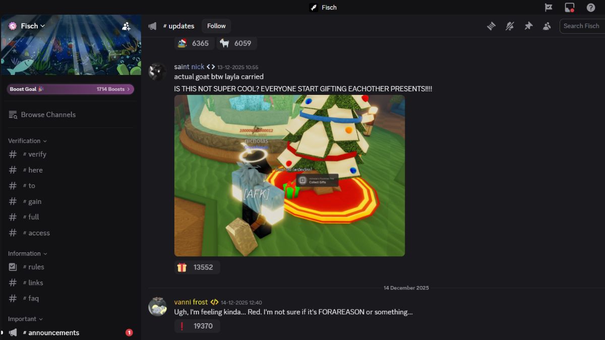 The Official Fisch Discord and Trello Link | Beebom