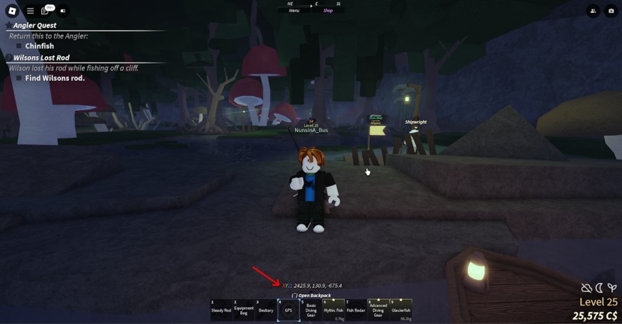 Roblox Fisch: How to Get GPS and Use It to Find Coordinates | Beebom