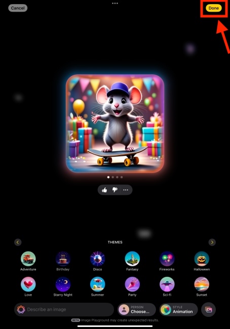 How to Use Image Playground App on iPhone and iPad | Beebom