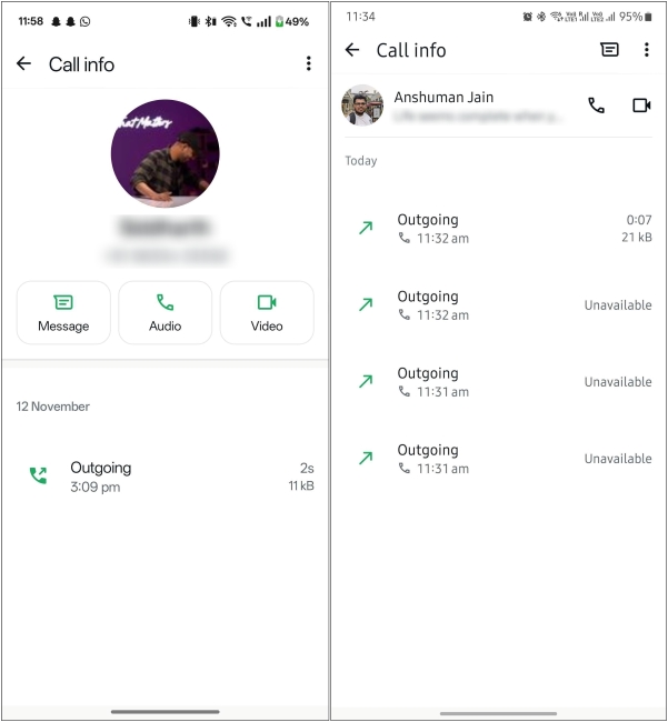 WhatsApp Updates the Call Info UI in The Latest Android Beta | Beebom