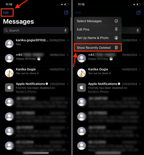 How to Recover Deleted Messages on iPhone (5 Ways) | Beebom