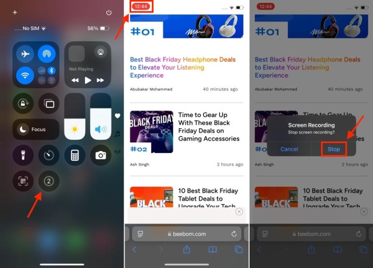 How to Screen Record on iPhone (5 Methods) | Beebom