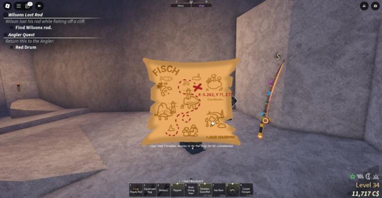 How to Get and Use Treasure Maps in Fisch Roblox | Beebom