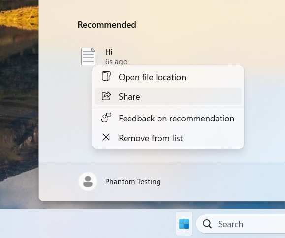 A Universal Share Button is Coming to Windows 11 | Beebom