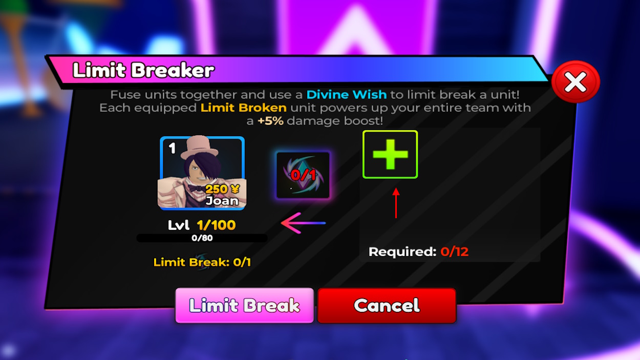 How to Use Limit Breaker in Anime Adventures | Beebom