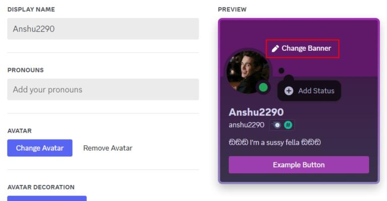 How to Change Your Discord Banner | Beebom