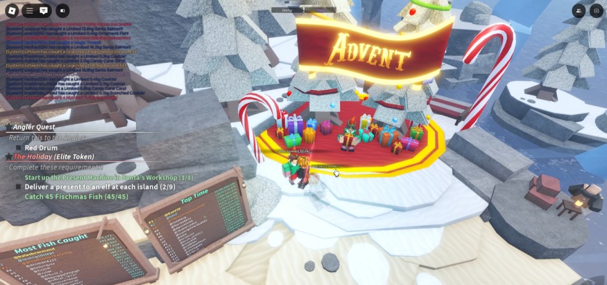 How to Complete Roblox Fisch Santa Quests | Beebom