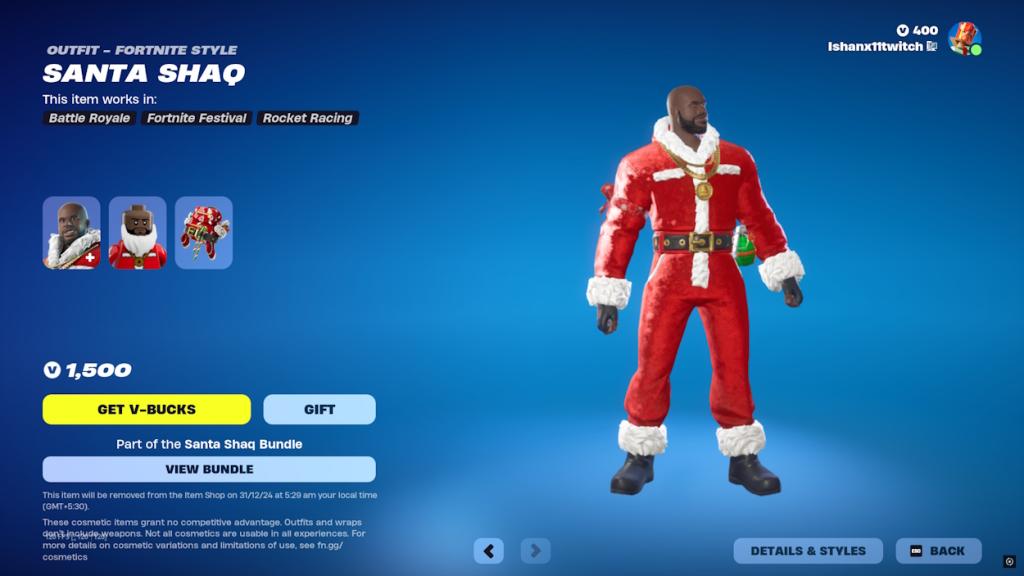 How to Get Santa Shaq Skin in Fortnite | Beebom