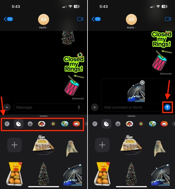 How to Send Stickers in iMessage on iPhone? | Beebom