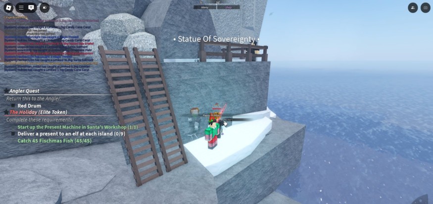 How to Complete Roblox Fisch Santa Quests | Beebom