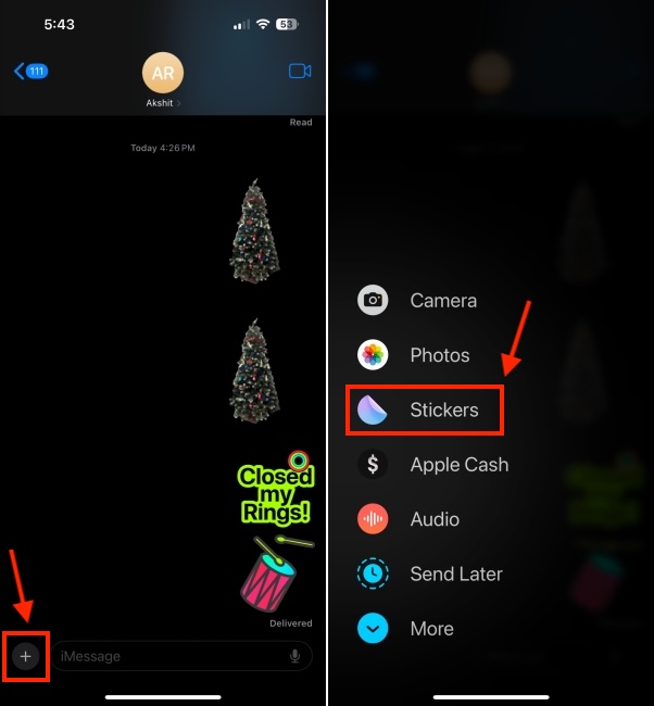 How to Send Stickers in iMessage on iPhone? | Beebom