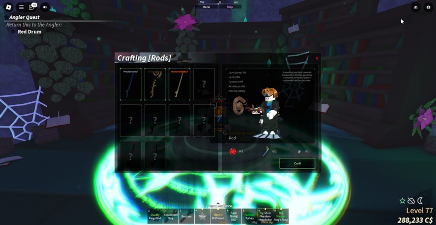 How to Craft Wisdom Rod in Fisch | Beebom