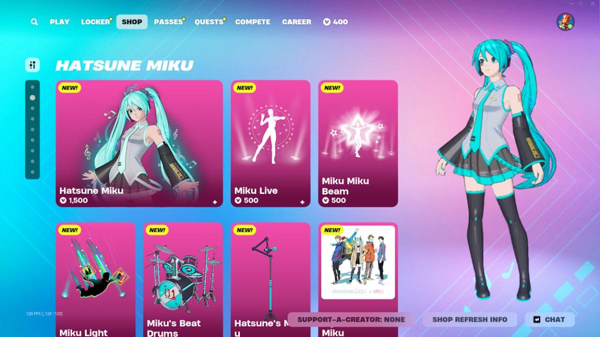 How to Get the Hatsune Miku Skins in Fortnite | Beebom