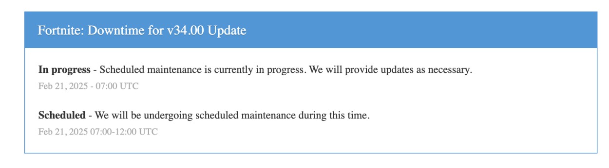 Is Fortnite Down? Chapter 6 Season 2 Downtime Schedule | Beebom