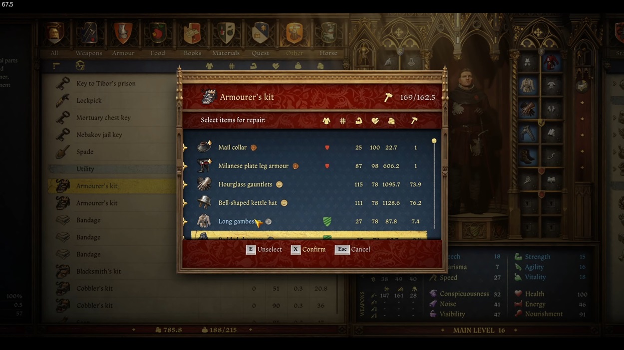 How to Repair Weapons, Armor and Clothes in Kingdom Come Deliverance 2 ...