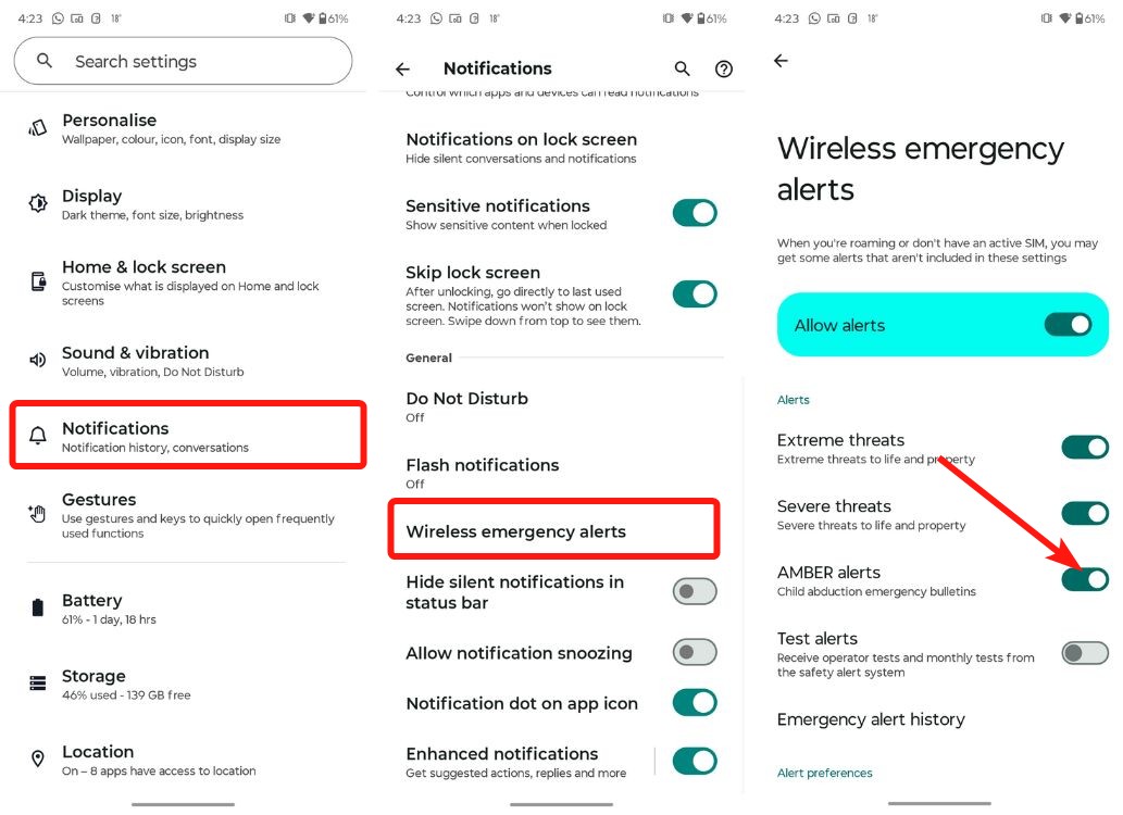 How to Turn Off Amber Alerts on Android | Beebom