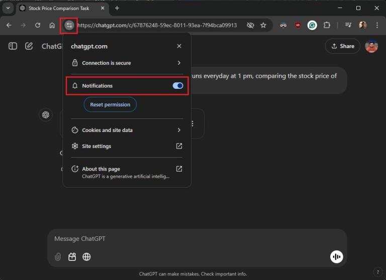 How to Schedule Tasks and Set Reminders in ChatGPT | Beebom