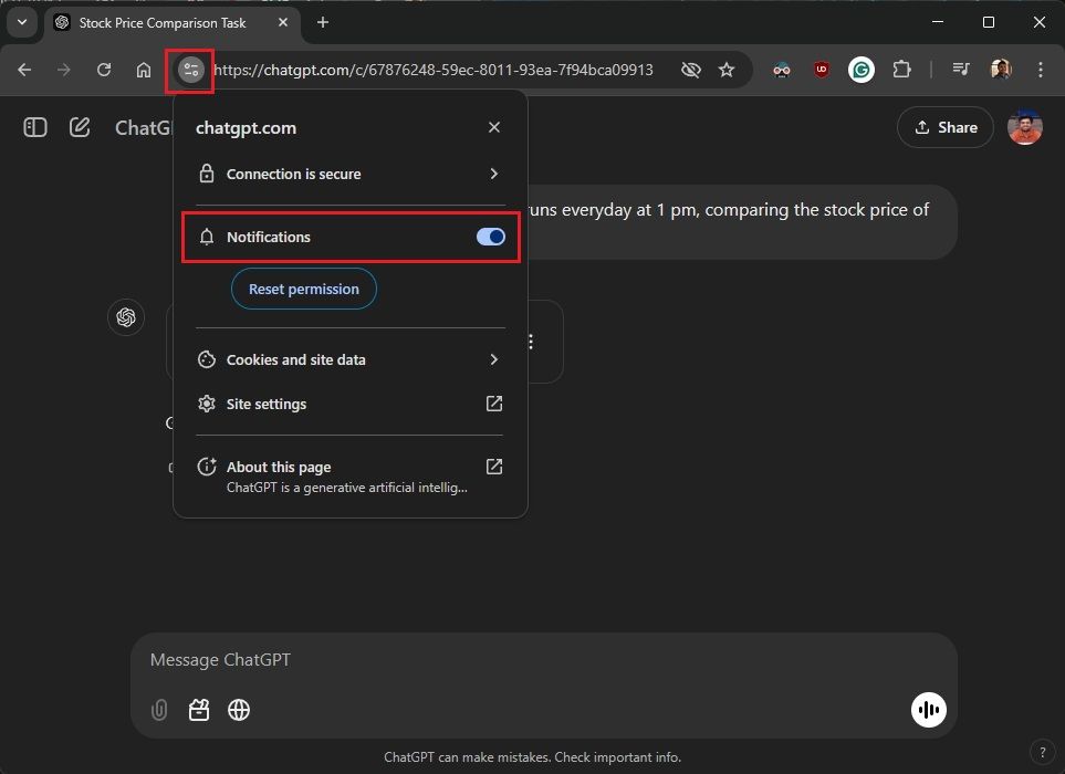 How to Schedule Tasks and Set Reminders in ChatGPT | Beebom