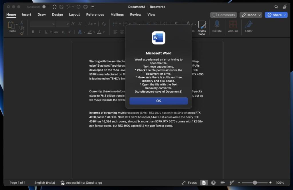 How to Recover Unsaved Word Documents on a Mac | Beebom