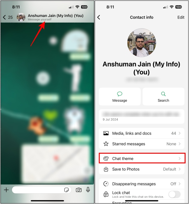 How to Change Chat Theme on WhatsApp | Beebom