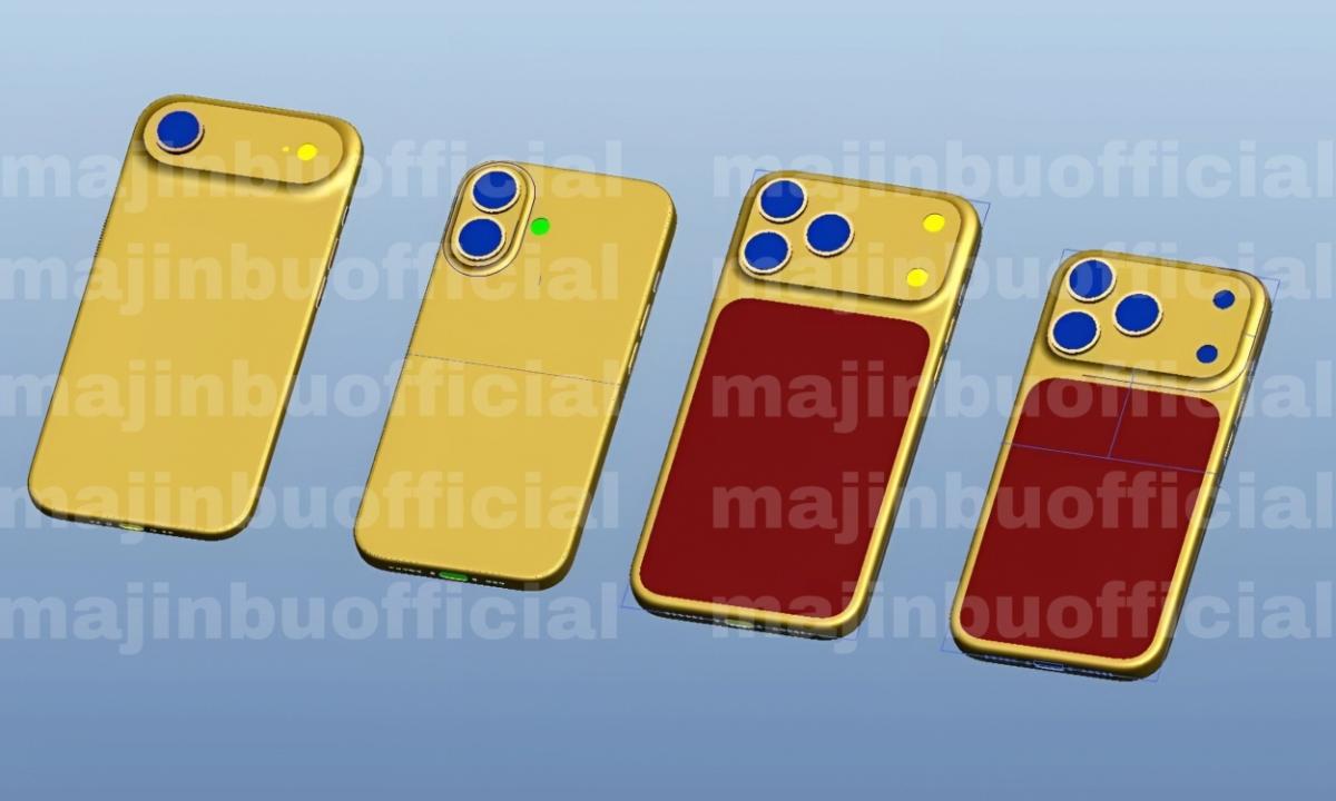 New iPhone 17 Renders Reveal Pill-Shaped Cameras Across Entire Lineup ...