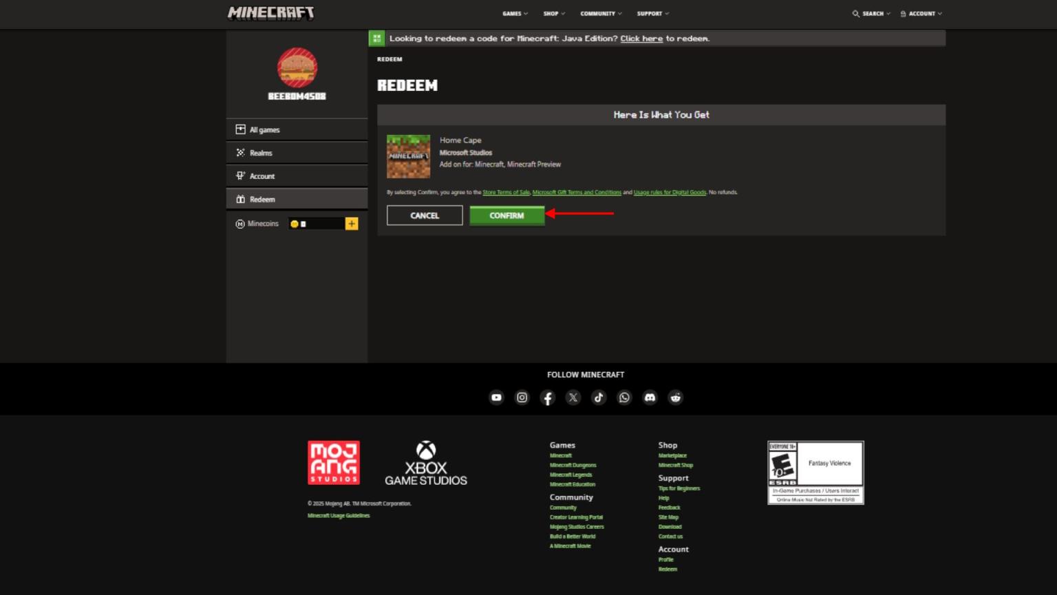 How to Get the New Home and Menace Capes in Minecraft | Beebom