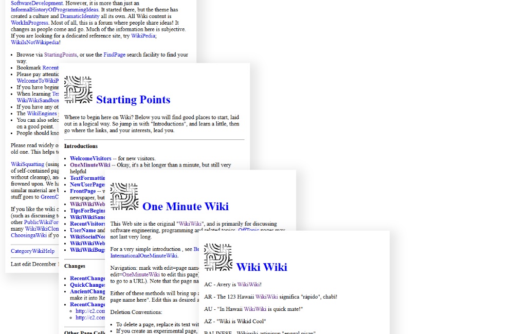 On This Day 30 Years Ago, WikiWikiWeb Walked So Wikipedia Could Run ...