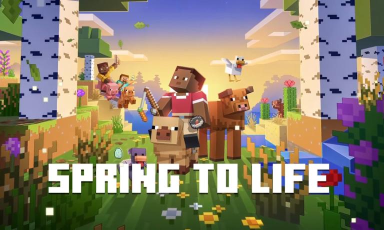 Minecraft's Next Drop Spring to Life is Releasing on March 25 | Beebom