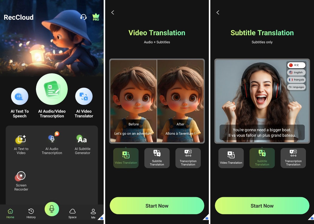RecCloud AI Video Translator: Transform Your Video Content in 70 ...