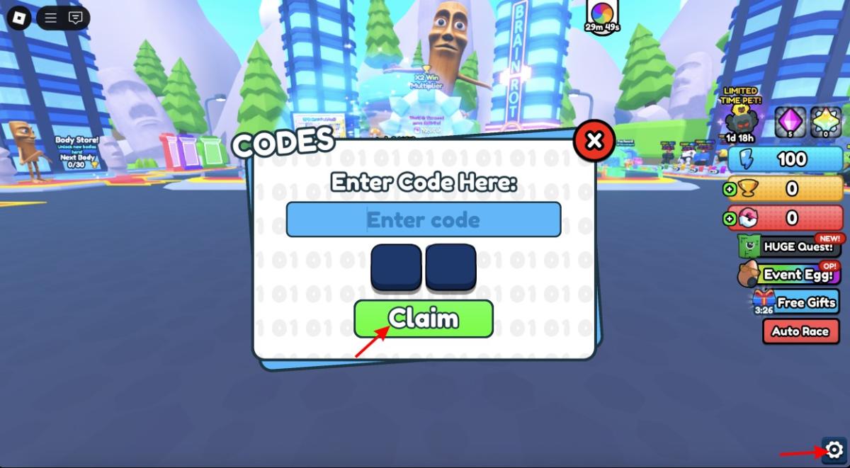 Brainrot Training Codes (January 2026) | Beebom